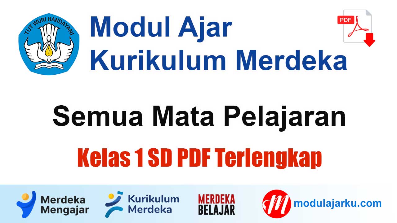 20 Modul Ajar Kelas 1 SD Kurikulum Merdeka Lengkap Dan Terbaru | Modul Ajarku